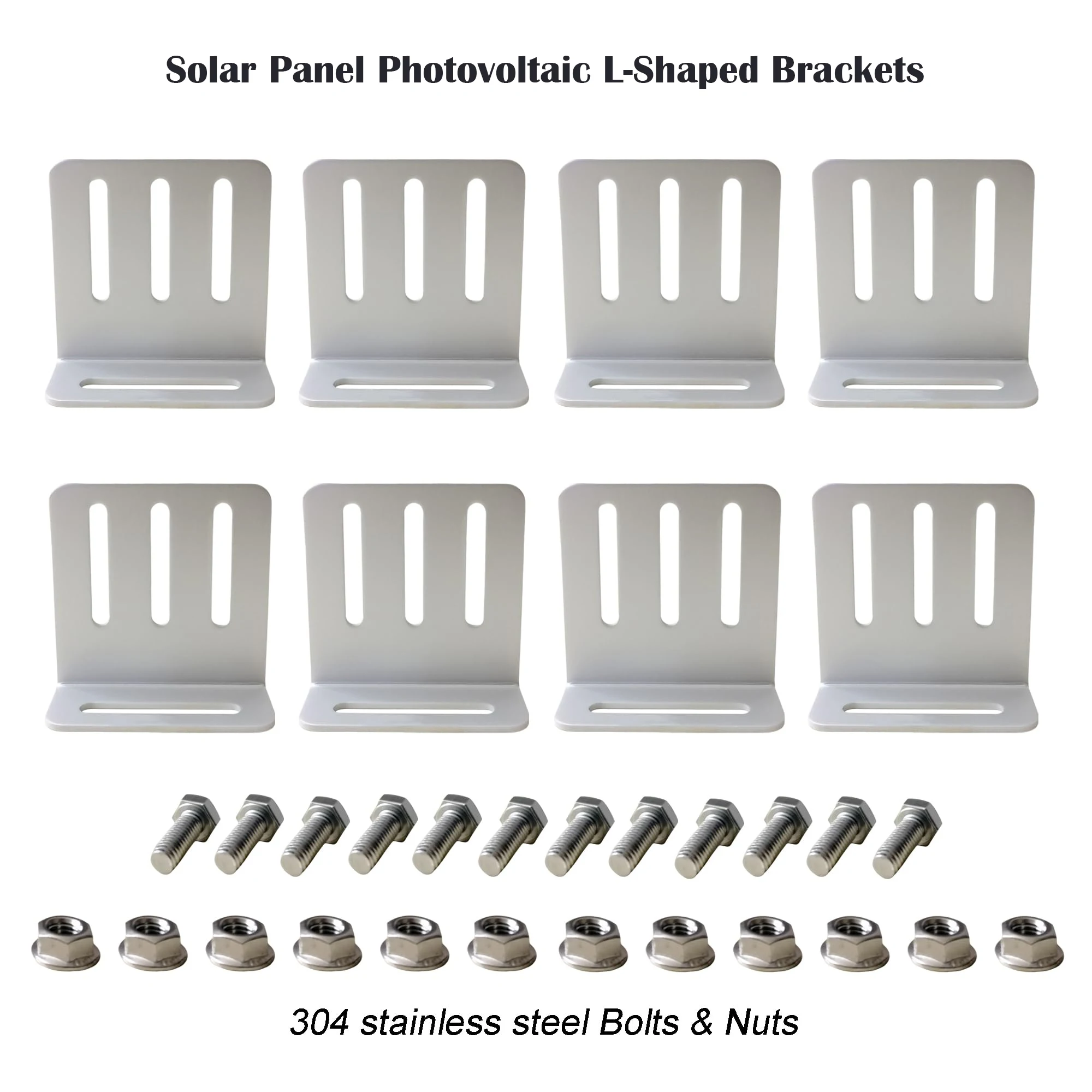 4Pairs-Solar-Panel-L-type-Bracket-Mount-0-180-Adjustable-Aluminum-Alloy ...