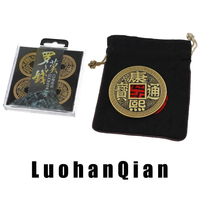 LuohanQian-Chinese-Coin-Set-5-Coins-2-Shells-Gimmick-DVD-Magic-Tricks ...