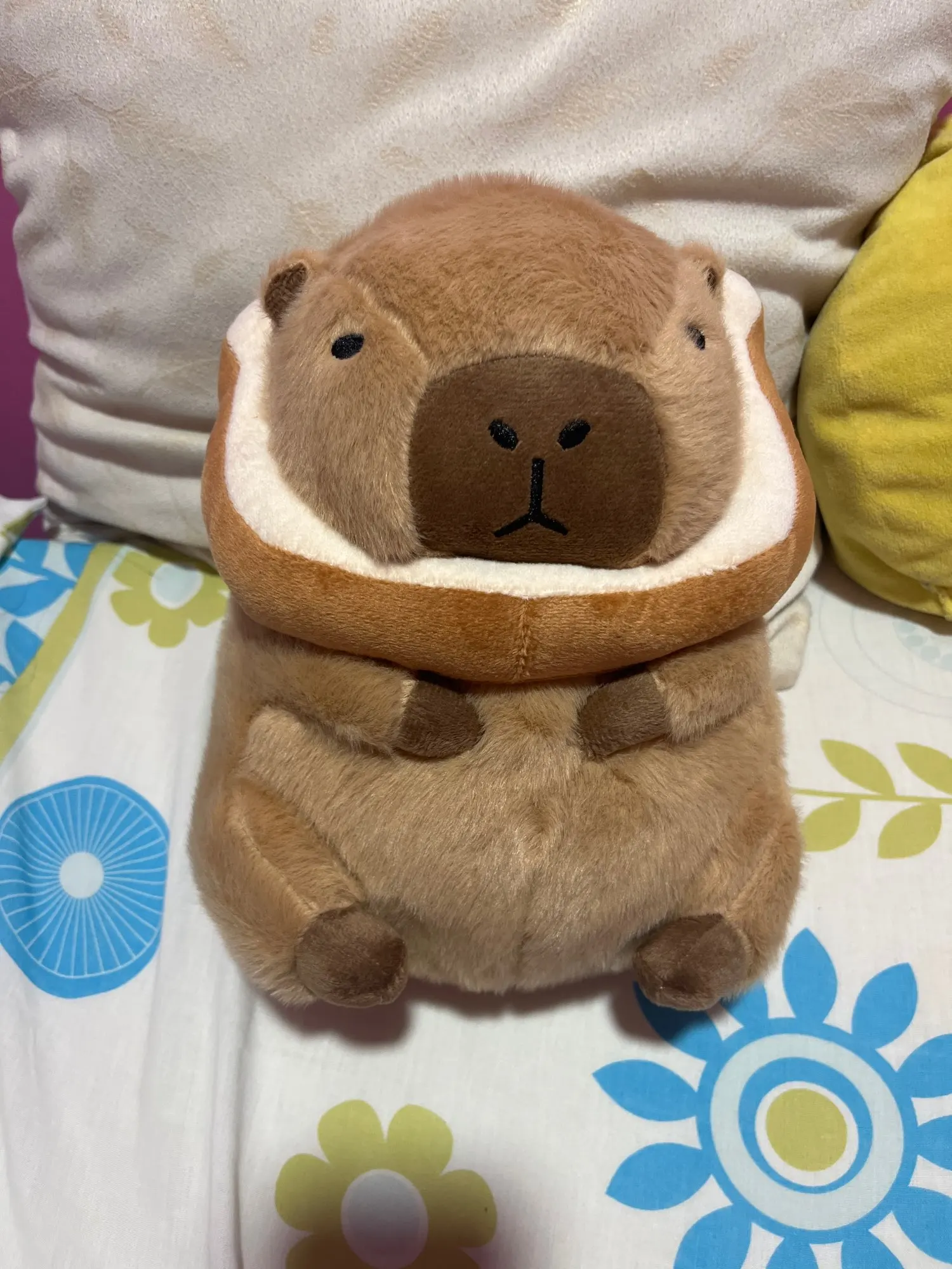 Kawaii Capybara Bread Soft Fluffy Plush | Rainbow Cabin