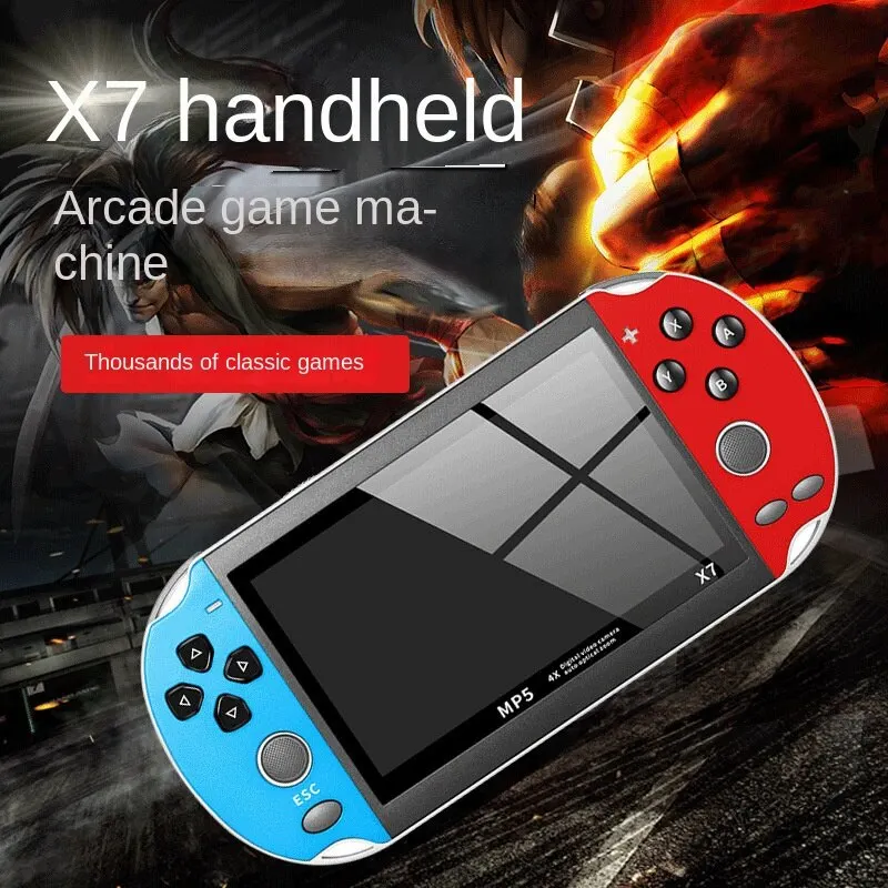 X7-4-3inch-Retro-Handheld-Game-Player-Built-Games-Classic-Game-Portable ...
