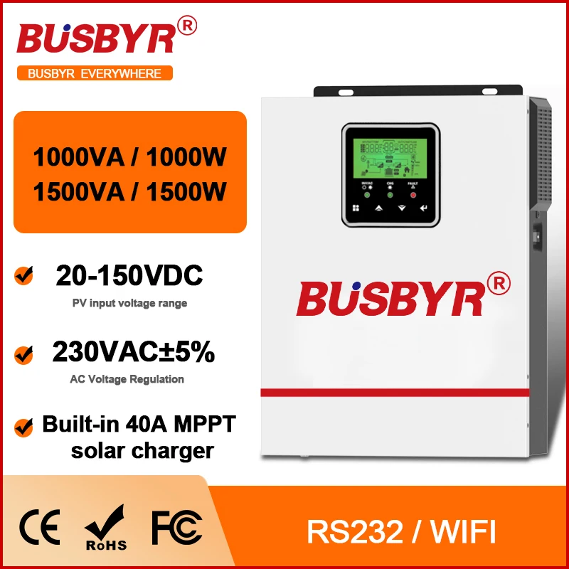 BUSBYR-1000W-1500W-Hybrid-Solar-Inverter-12V-24V-220V-Off-Grid-Pure ...