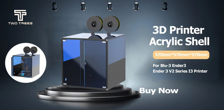 Twotrees BLU-3 V2 300mm/s Fast Printing High Precision 3.5 Inch Touch ...