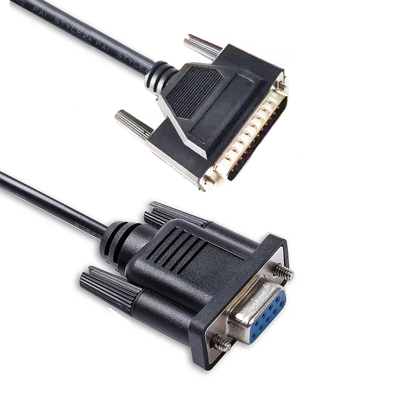 Allen Bradley PLC Programming Cable DB9 Female to DB25 Male RS232 ...