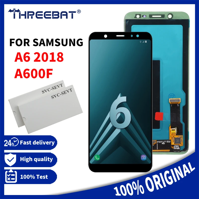 5.6" Original Super Amoled For Samsung Galaxy A6 2018 A600 Lcd A600f ...