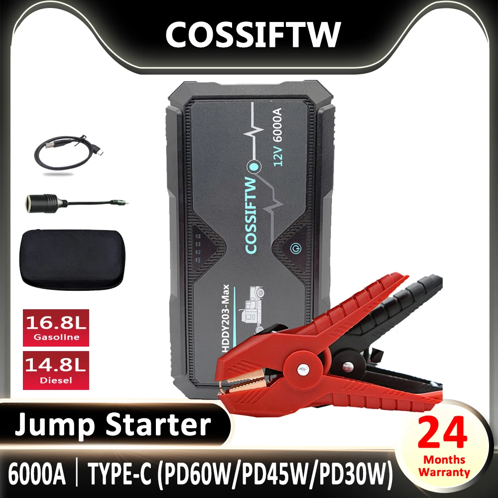 6000A-Car-Jump-Starter-Portable-Power-Bank-Starting-Device-TYPE-C-PD60W ...