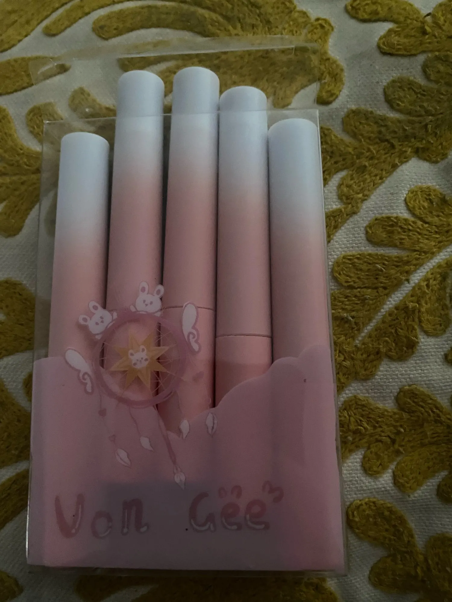 Dream Catcher Rabbit Lip Gloss 5PCS - Kawaii Fashion Shop | Cute Asian ...
