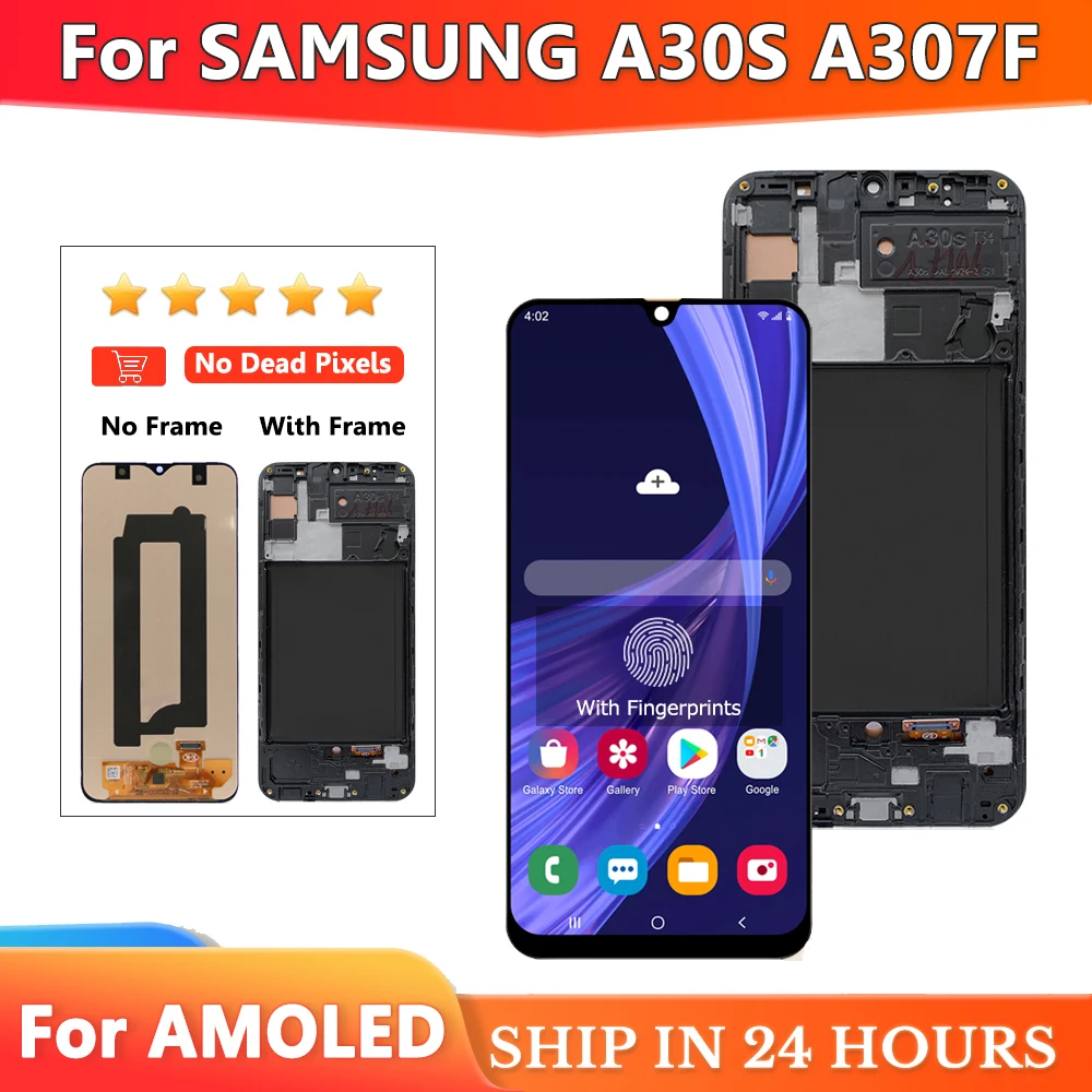 AMOLED-For-Samsung-A30S-LCD-Touch-Screen-Digitizer-Assembly-Display-For ...