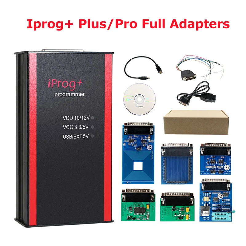 2022 Iprog+ Pro V87 Full Adapters Auto Ecu Programmer Iprog Plus V85 ...