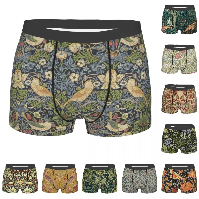 Novelty William Morris Boxers Shorts Underpants Men's Breathbale ...