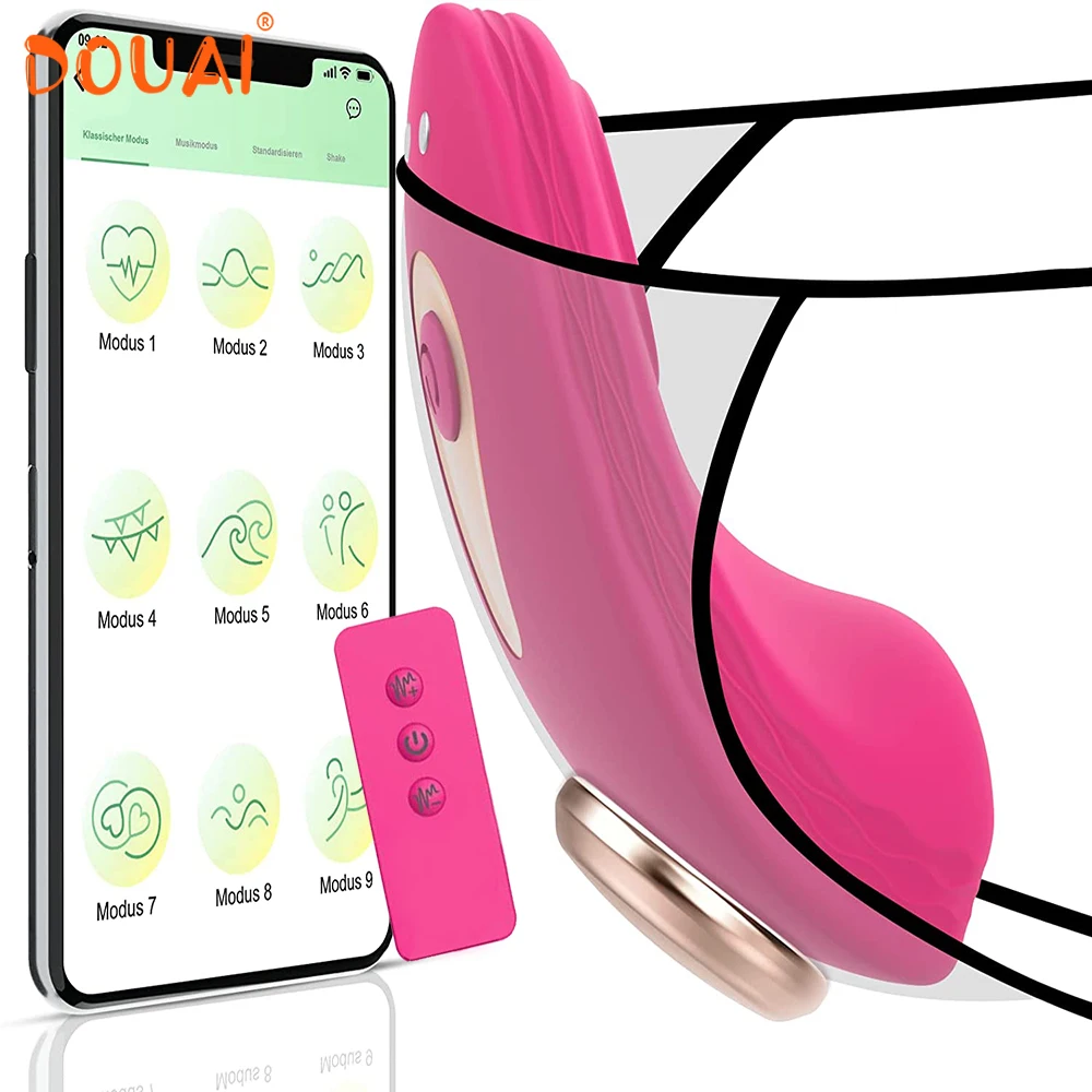 APP ควบคุมสวมใส่กางเกง G Spot Vibrator Dildo ซิลิโคน Vibrating Panties Clitoral กระตุ้นช่องคลอด ...