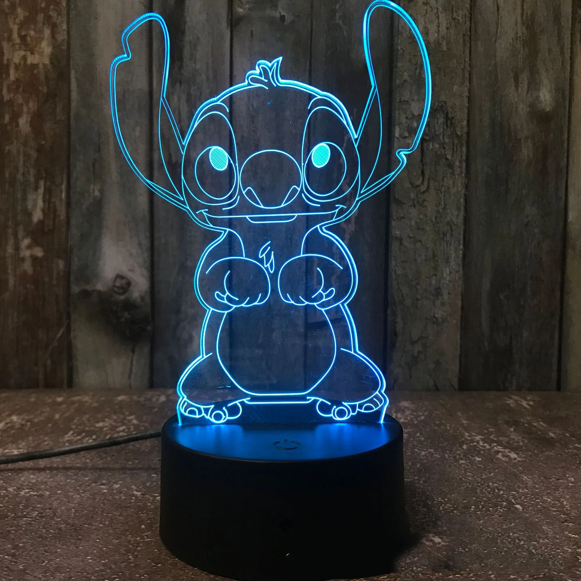 Cartoon-3D-LED-Light-Stitch-Figurine-LED-Night-Light-Room-Decor-Table ...