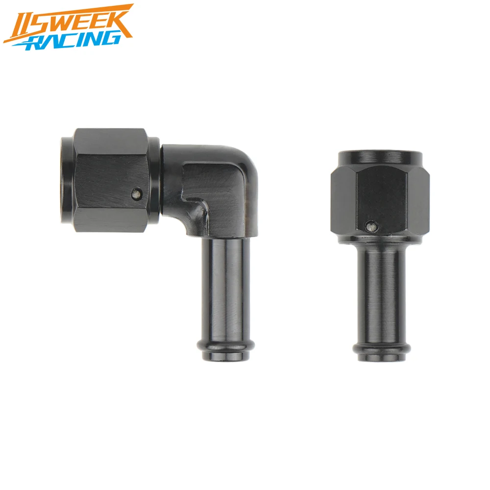 1 Piece Female AN6 To 5/16" 3/8" Swivel Hose Barb Fitting Aluminum ...