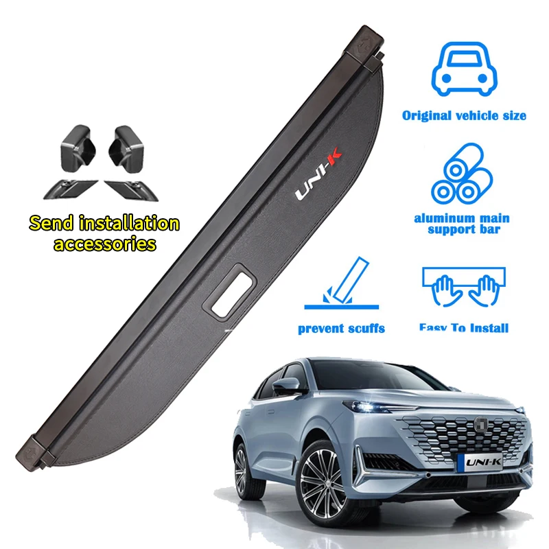 For-Changan-UNI-K-2020-2023-Auto-Parts-Trunk-Privacy-Cargo-Cover ...