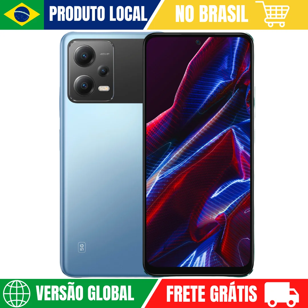 Xiaomi PocoPhone Poco X5 5G 128GB ROM Blue 6GB RAM Versão Global
