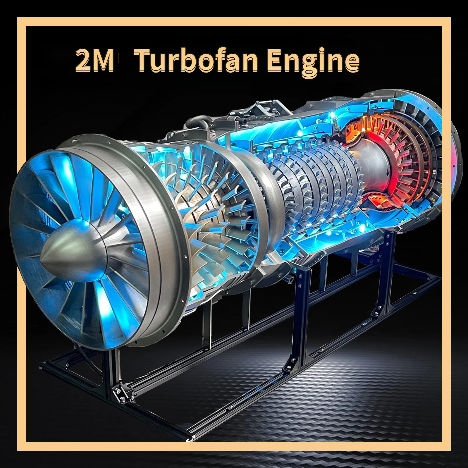 Custom-2M-Turbofan-Engine-Model-Taihang-Fighter-Aircraft-Engine-Model ...