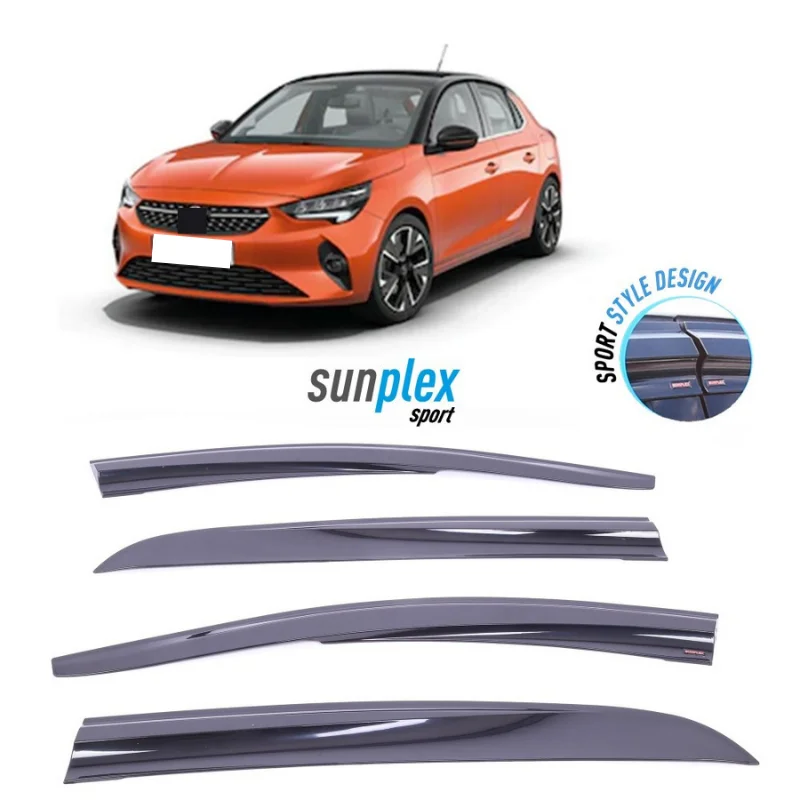Car window accessories for Opel Corsa D Corsa E 2007-2016 Sport Style ...