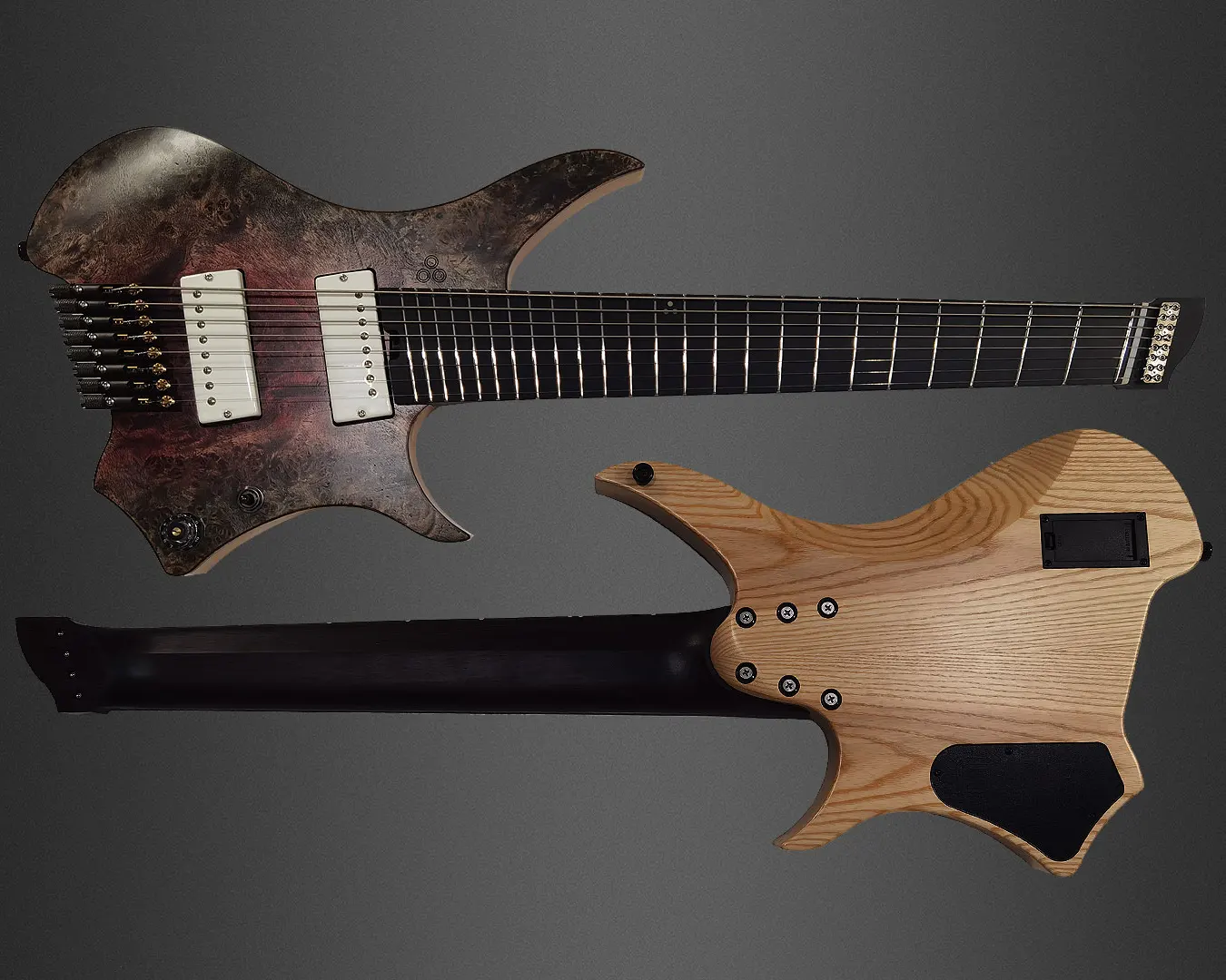 Goc Ilumina+ Headless Guitar 8 String Ih8bro (red Orb) - Electric ...