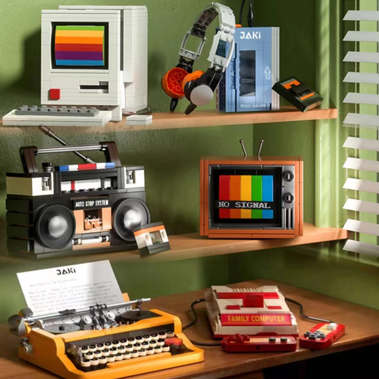 Retro-Typewriter-Computer-Walkman-Game-Console-Radio-Television ...