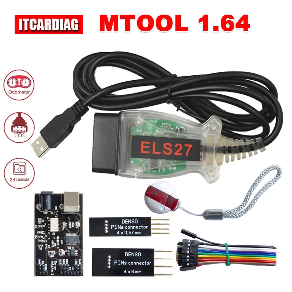 MTool V1.64 Rollback Programmer Mileage KM Adjustment Software Dongle ...