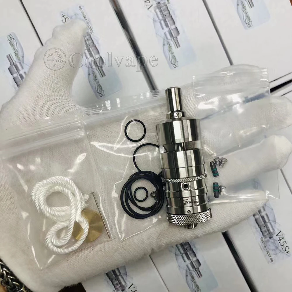 Titanium Alloy YFTK Flash e-Vapor V4.5S+ Style RTA 4.5ml 23mm Tank ...