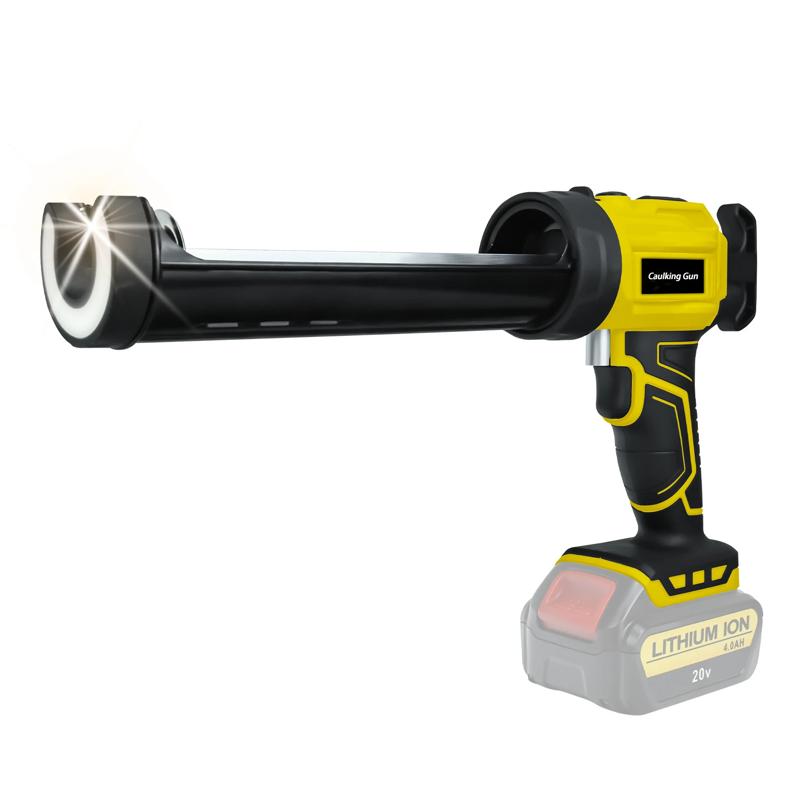 Electric-Caulking-Gun-Glass-Glue-Gun-with-LED-Light-Wireless-Doors-and ...