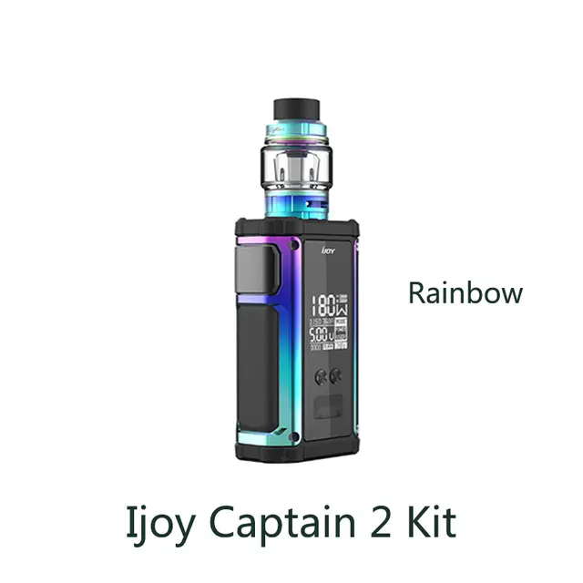 Original Ijoy Captain 2 Box Mod 5W-180W 510 Thread Top Fill By Dual ...