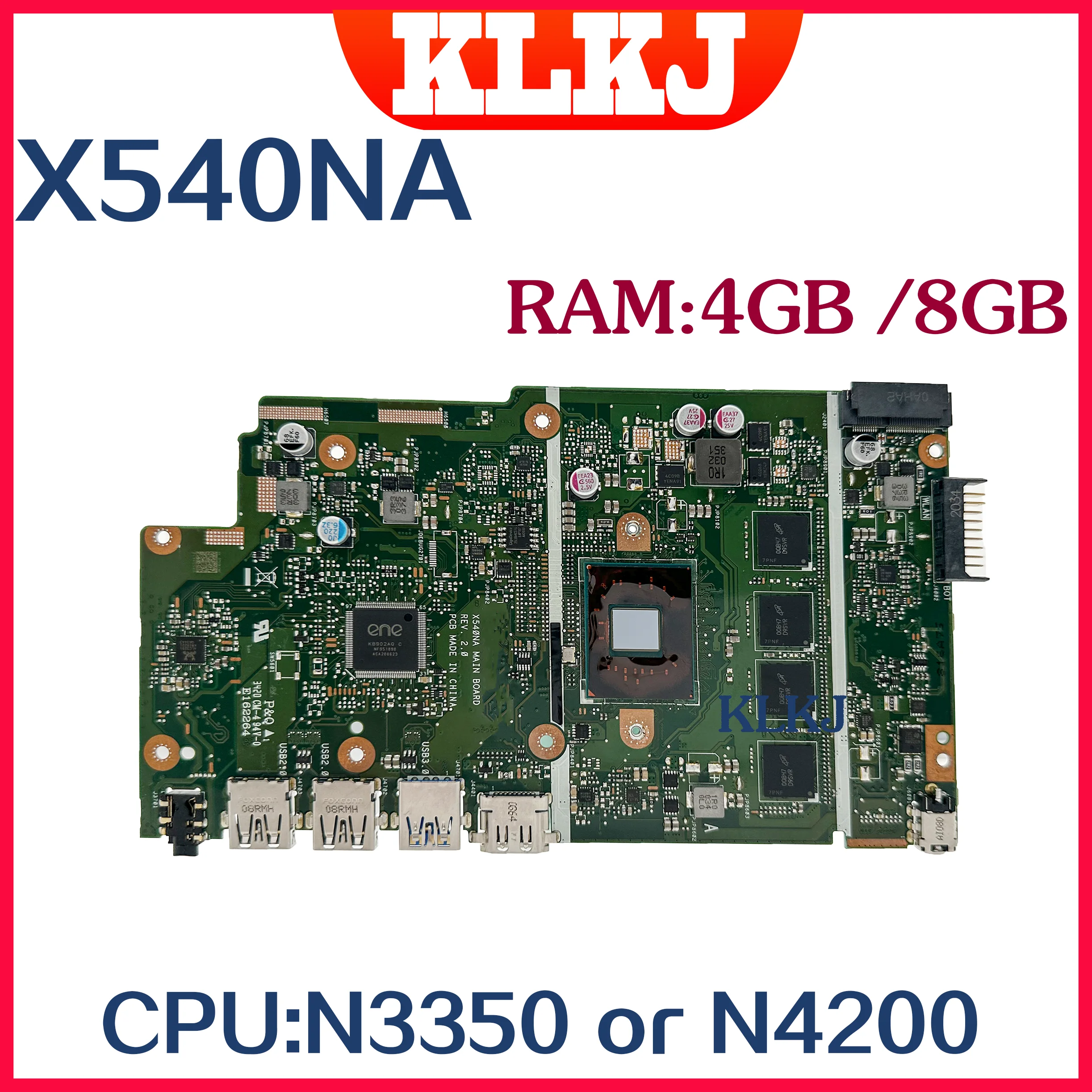 Dinzi-X540MA-Mainboard-Para-ASUS-X540M-A540M-X540MAS-X540NA-Laptop ...