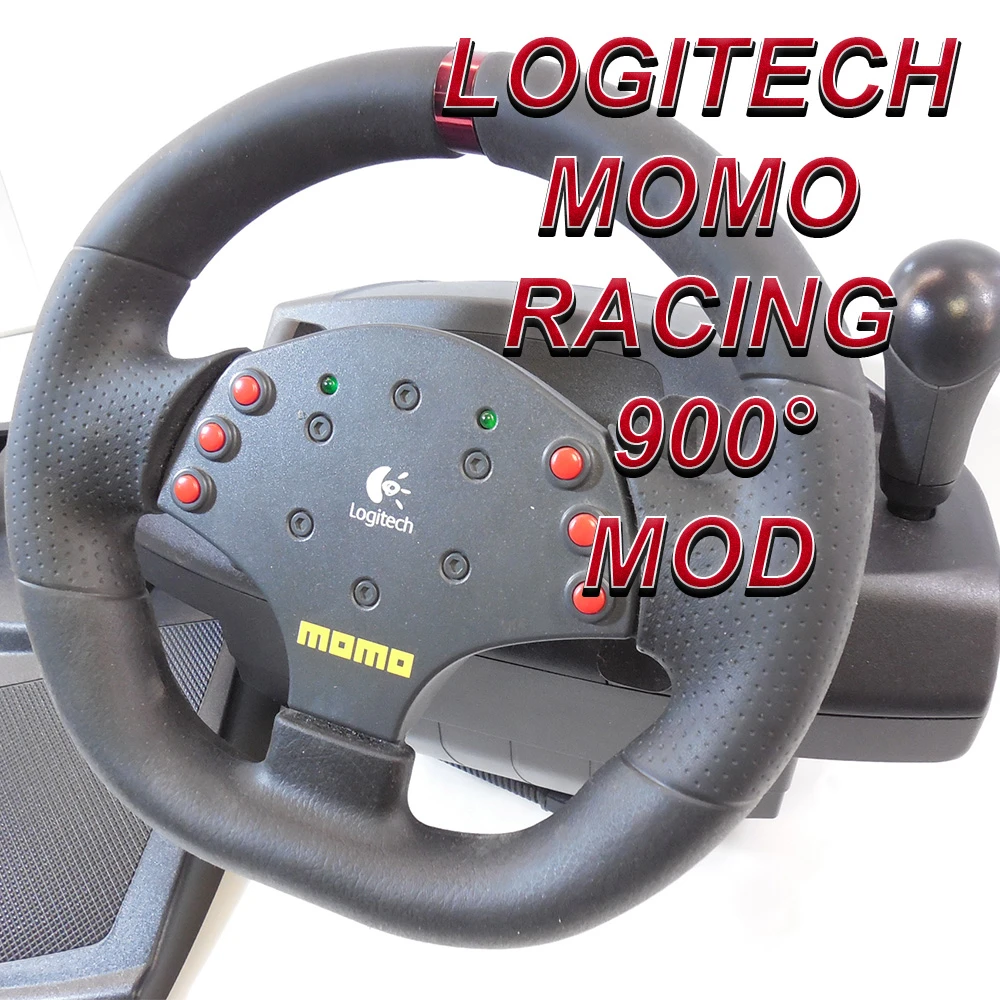 MoD สำหรับ Logitech Momo Racing ภายใต้900องศาบน Ременную เกียร์ ...