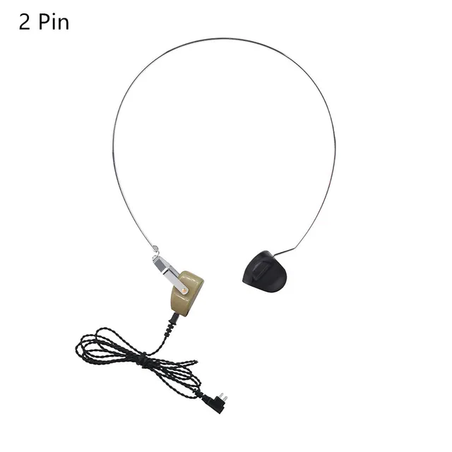 2Pin / 3Pin BAHA Bone Conductor Vibrator Headsets with Headband Hearing ...