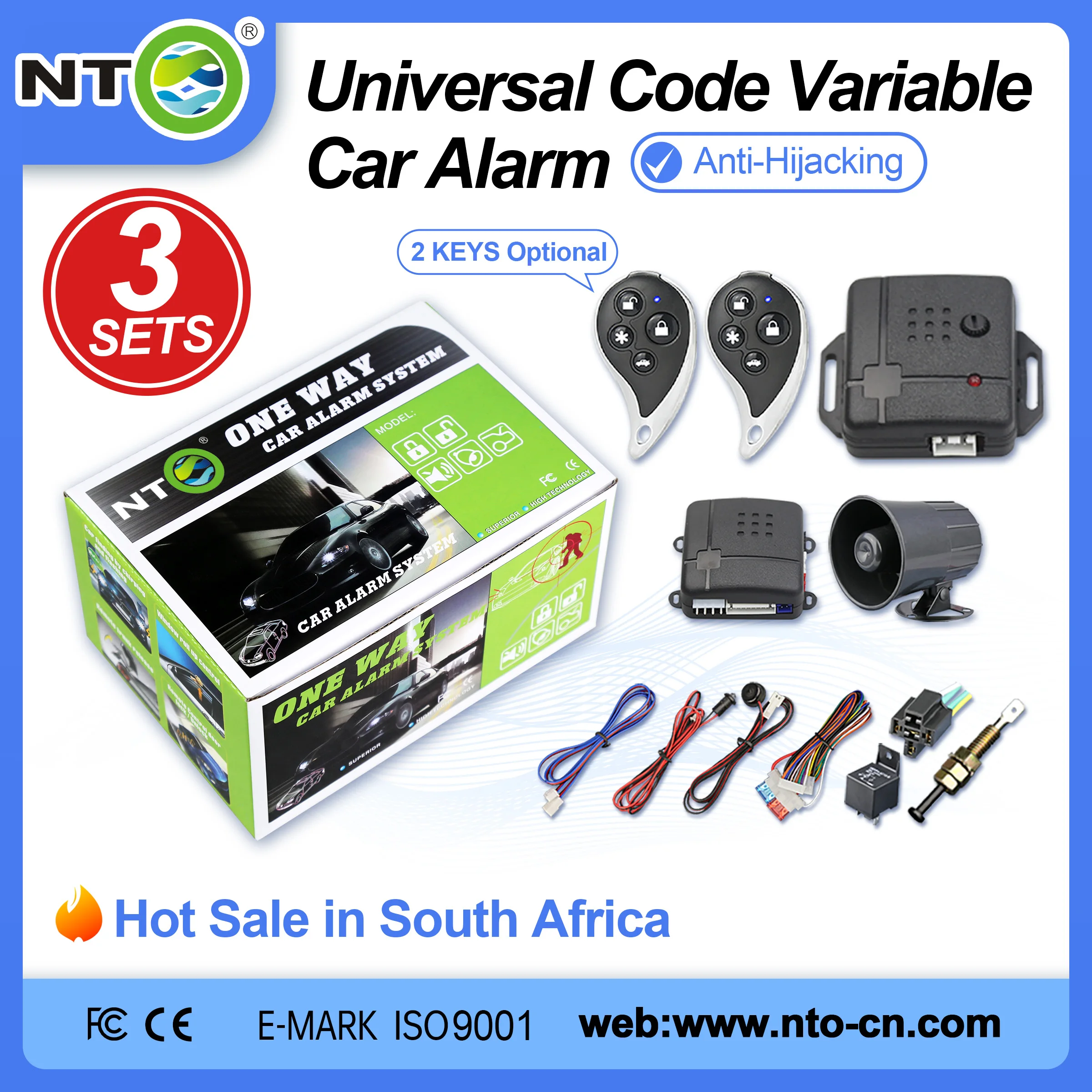 3 SETS NTO Smart Anti-Hijacking Sensor Bypass Talking Car Burglar ...