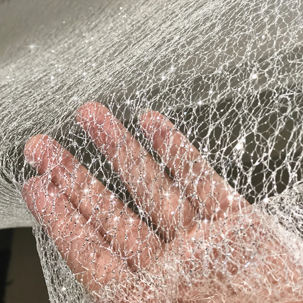 Full-Star-Bronzing-Silver-Spray-Sparkly-powder-Transparent-Tulle-messy ...