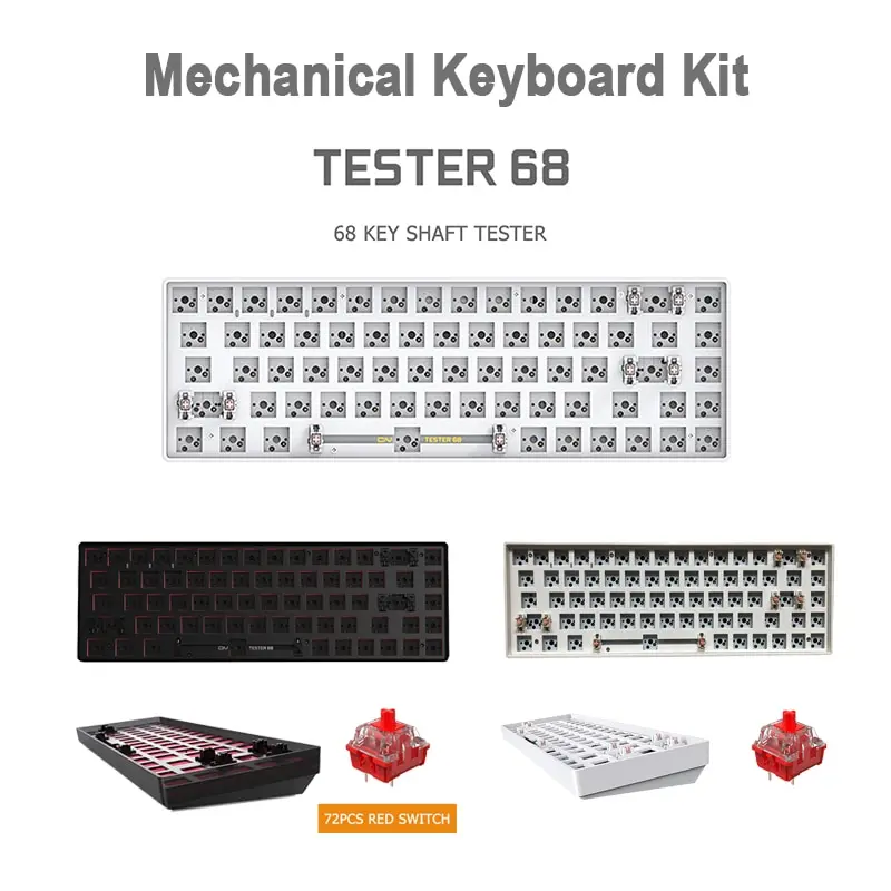 Finalkey V65 R2 Mechanical Keyboard Bluetooth Keyboard Kit, 55% OFF