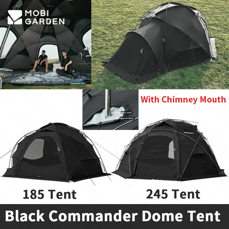 MOBI-GARDEN-Dome-Tent-Camping-Outdoor-Travel-Tent-Large-Space-Waterproof-Tent-With-Chimney-Nylon ...