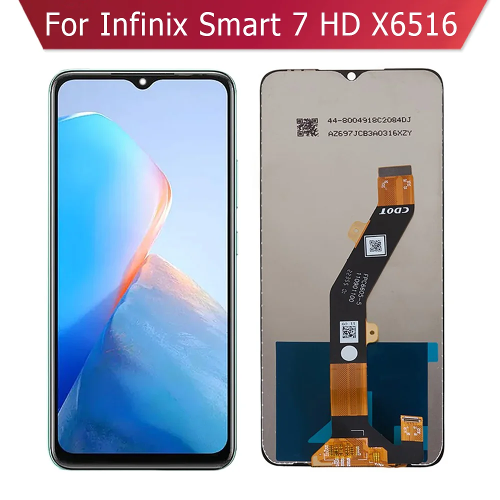 For Infinix Smart 7 HD X6516 Display Replacement With Touch Panel Digitizer LCD Screen Repair Parts