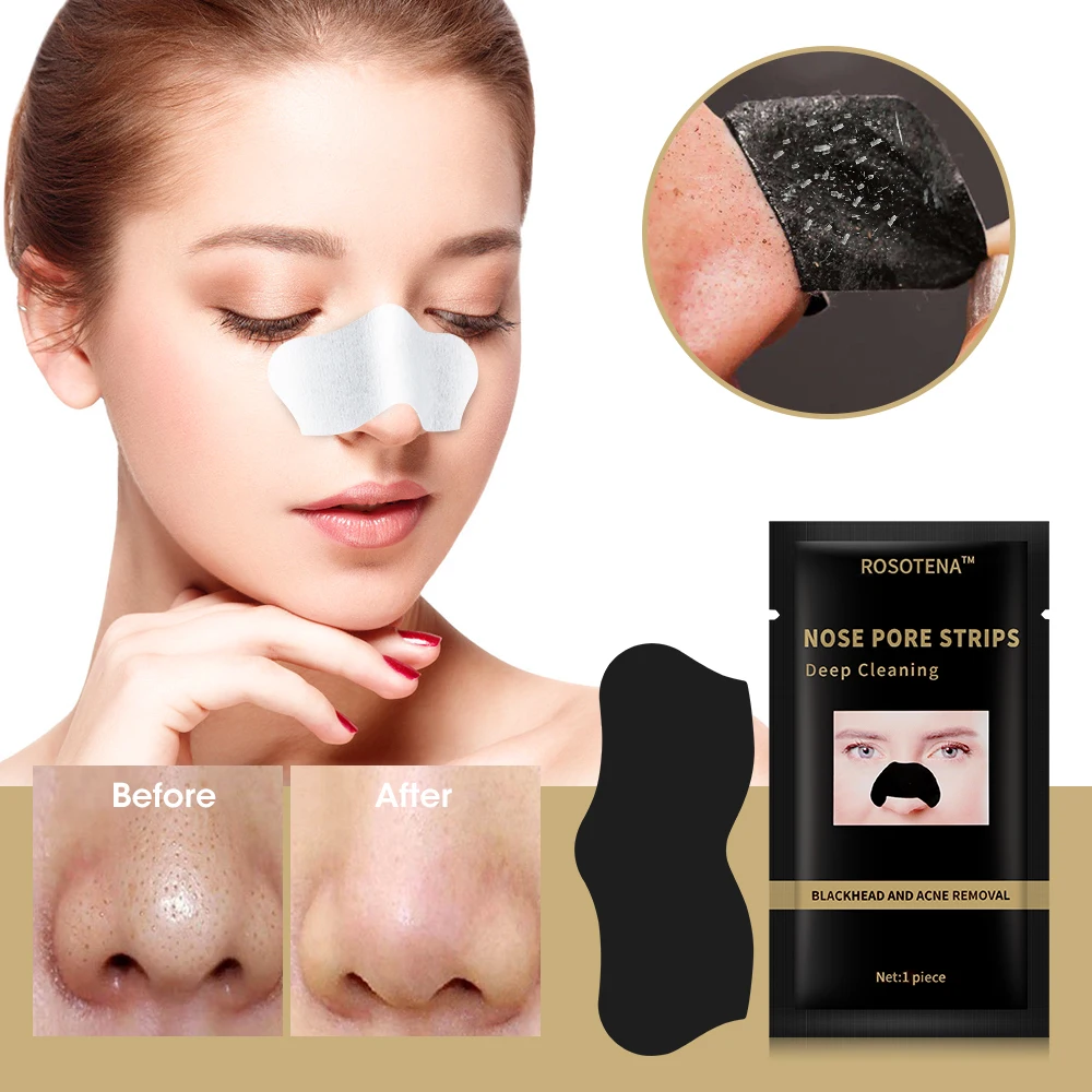 1 10pcs Nose Blackhead Remover Mask Nasal Strips Black Head Nose Dot
