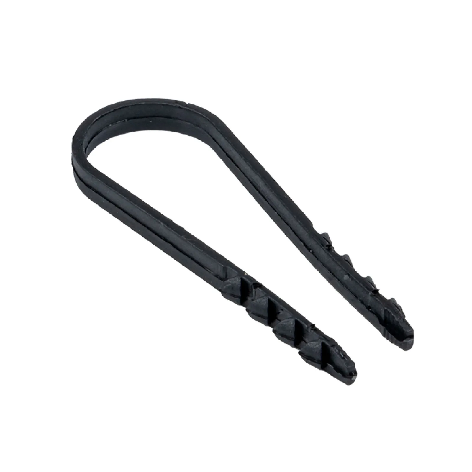 Dowel-clamp for round cable (19-25mm) Black (50 pcs) EKF Proxima mounts ...