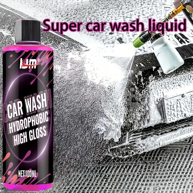 High Concentration High Foam Car Wash Liquid,Pink Foam Car Wash Liquid ...