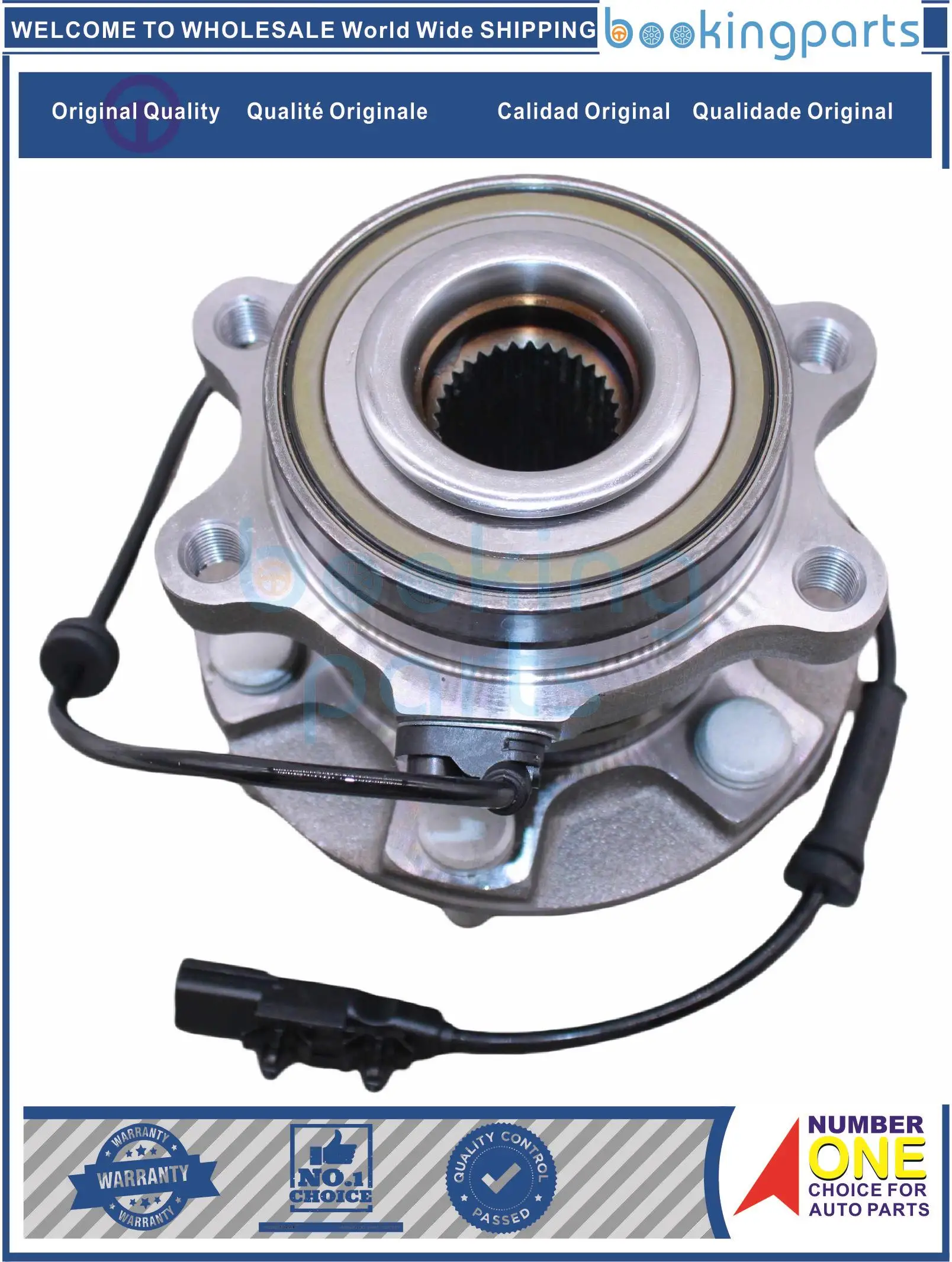 WHU1C815-W-ABS-Unidad-de-cubo-40202-6KH3A-402026KH3A-para-NISSAN-NP300 ...