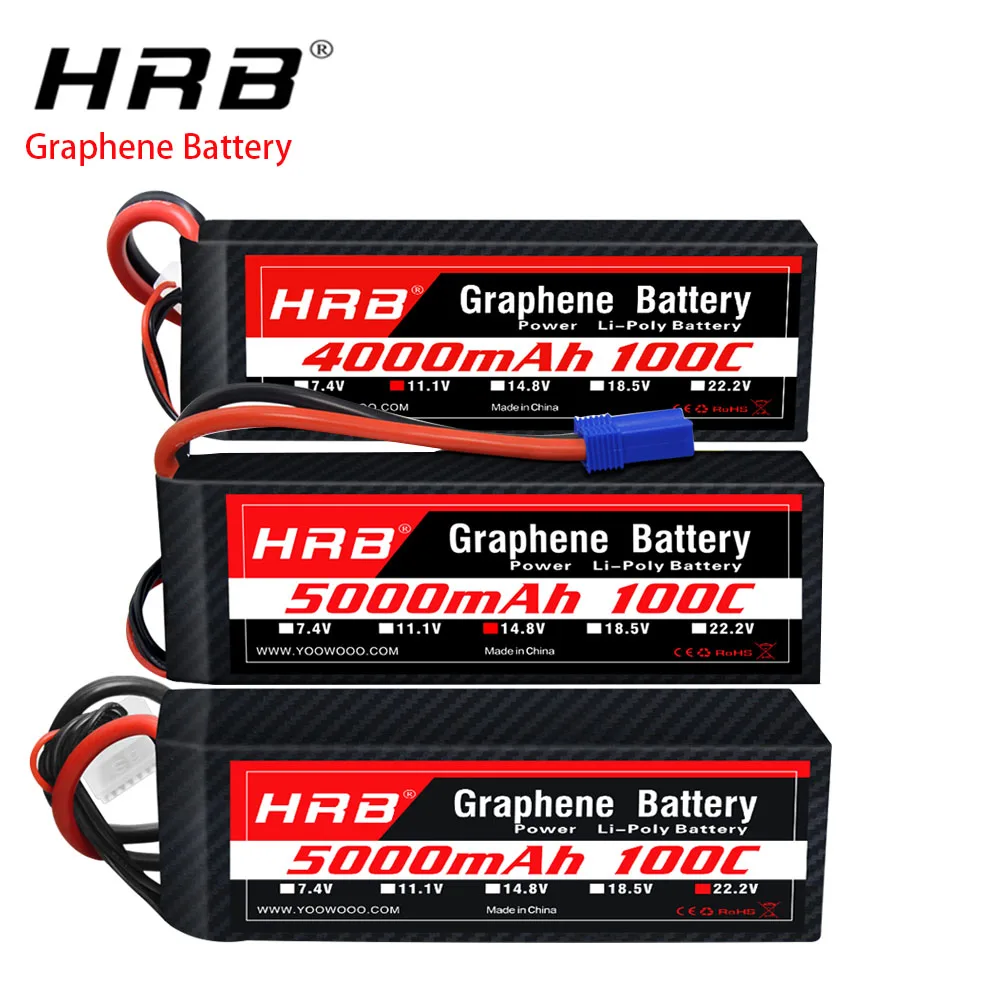 HRB-Graphene-Batery-2S-3S-4S-5S-6S-RC-Lipo-Battery-1300mah-1500mah ...