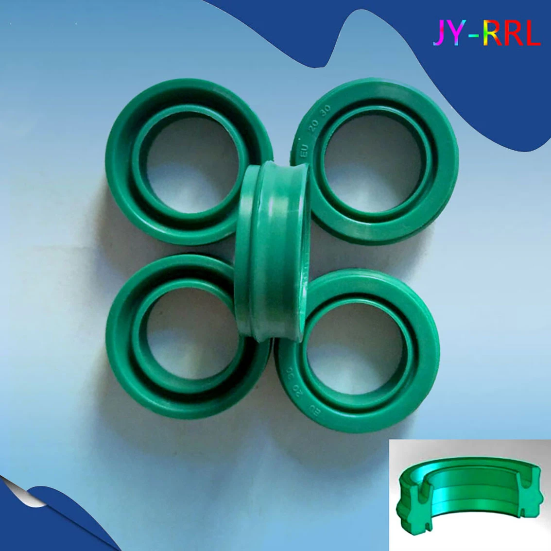 1Pcs EU Type Seal Ring Hydraulic Cylinder Piston Rod Bidirectional ...