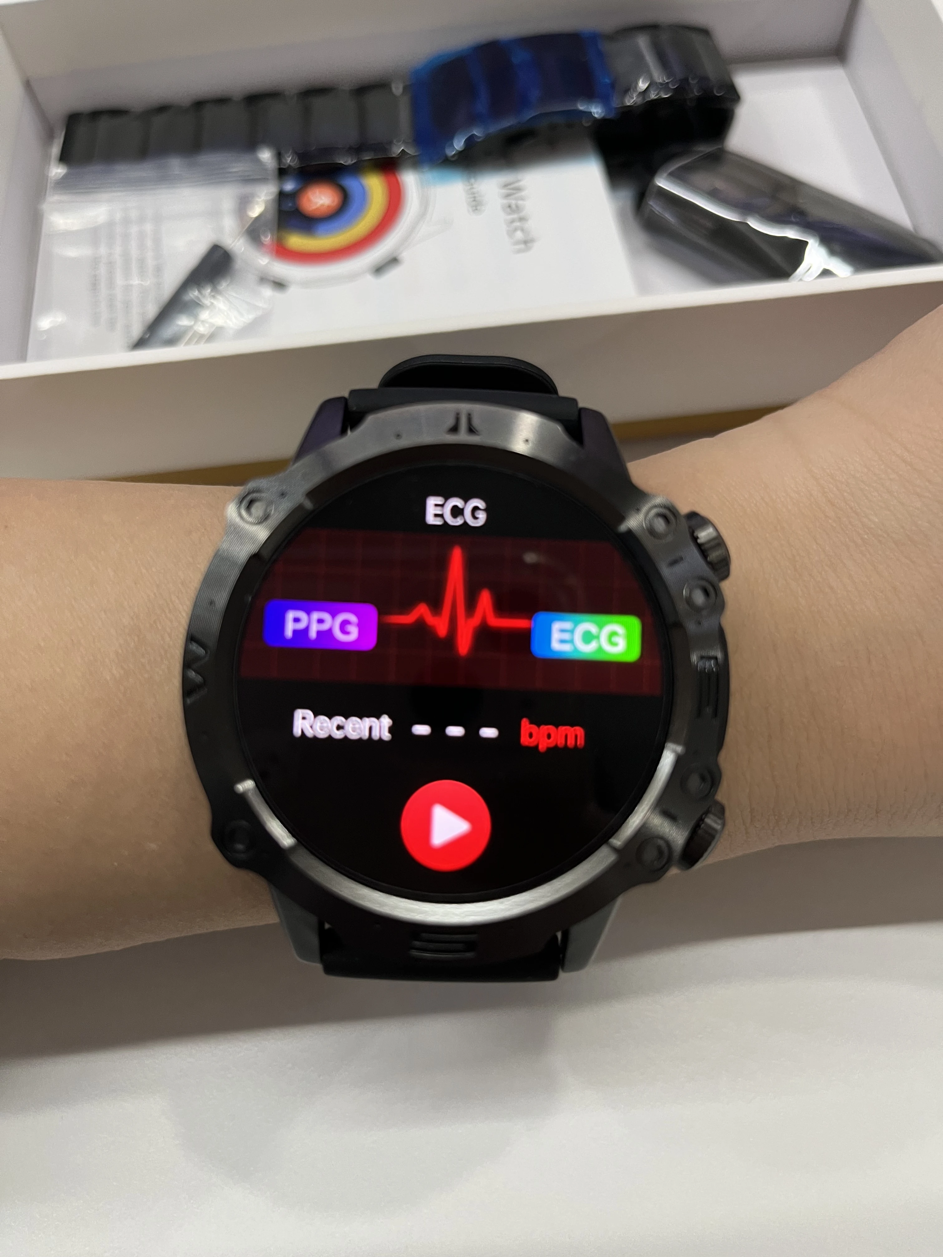 2024 Blood Sugar Smart Watch Men ECG PPG Body Temperature Health Tracker IP68 Waterproof Watches ...