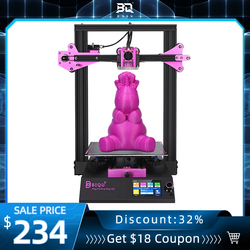 Biqu B1 Fdm 3d Printer With Tft35 V3 0 Touch Screen Silent Driver