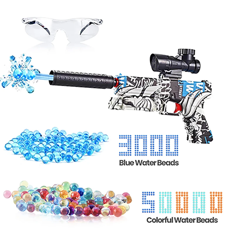 Electric-Gun-Toy-Gun-Water-Ball-gun-Automatic-with-3000-Hydrogel ...