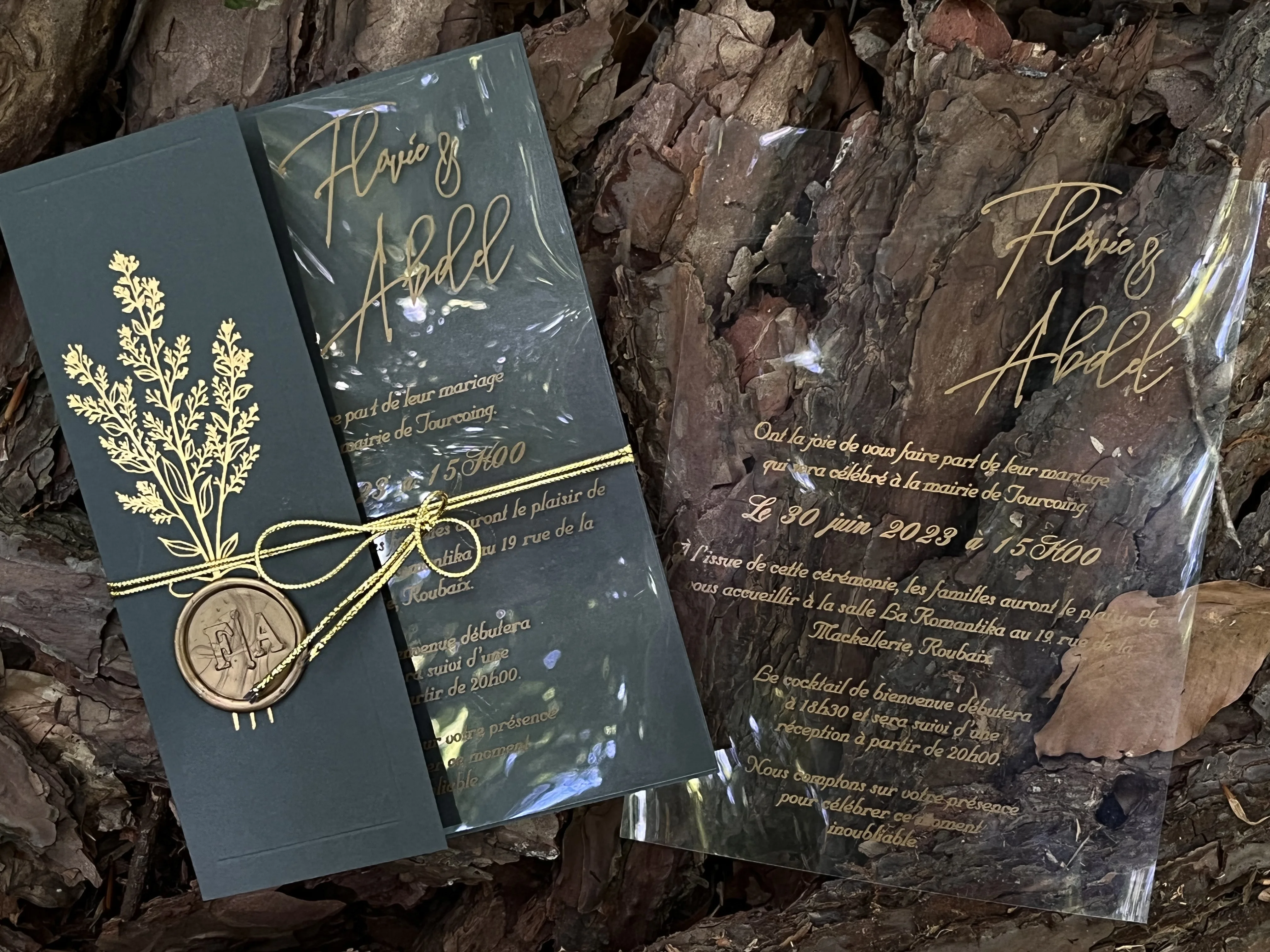 100pcs custom wedding party christmas event card birthday invitation ...