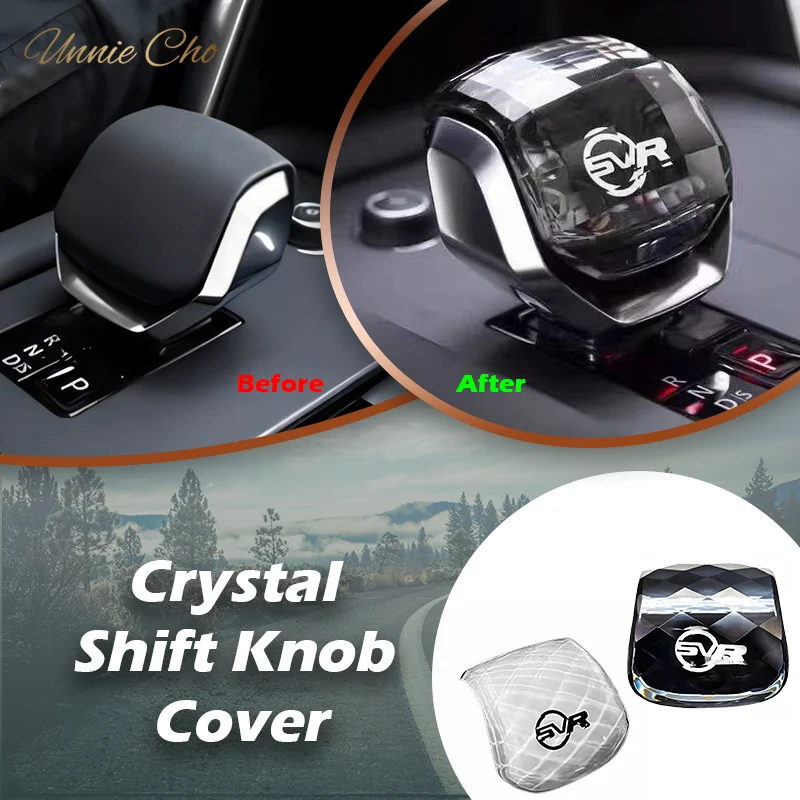 For-Range-Rover-Gear-Shift-Knob-Cover-SVR-Crystal-Shifter-Head-Tuning ...