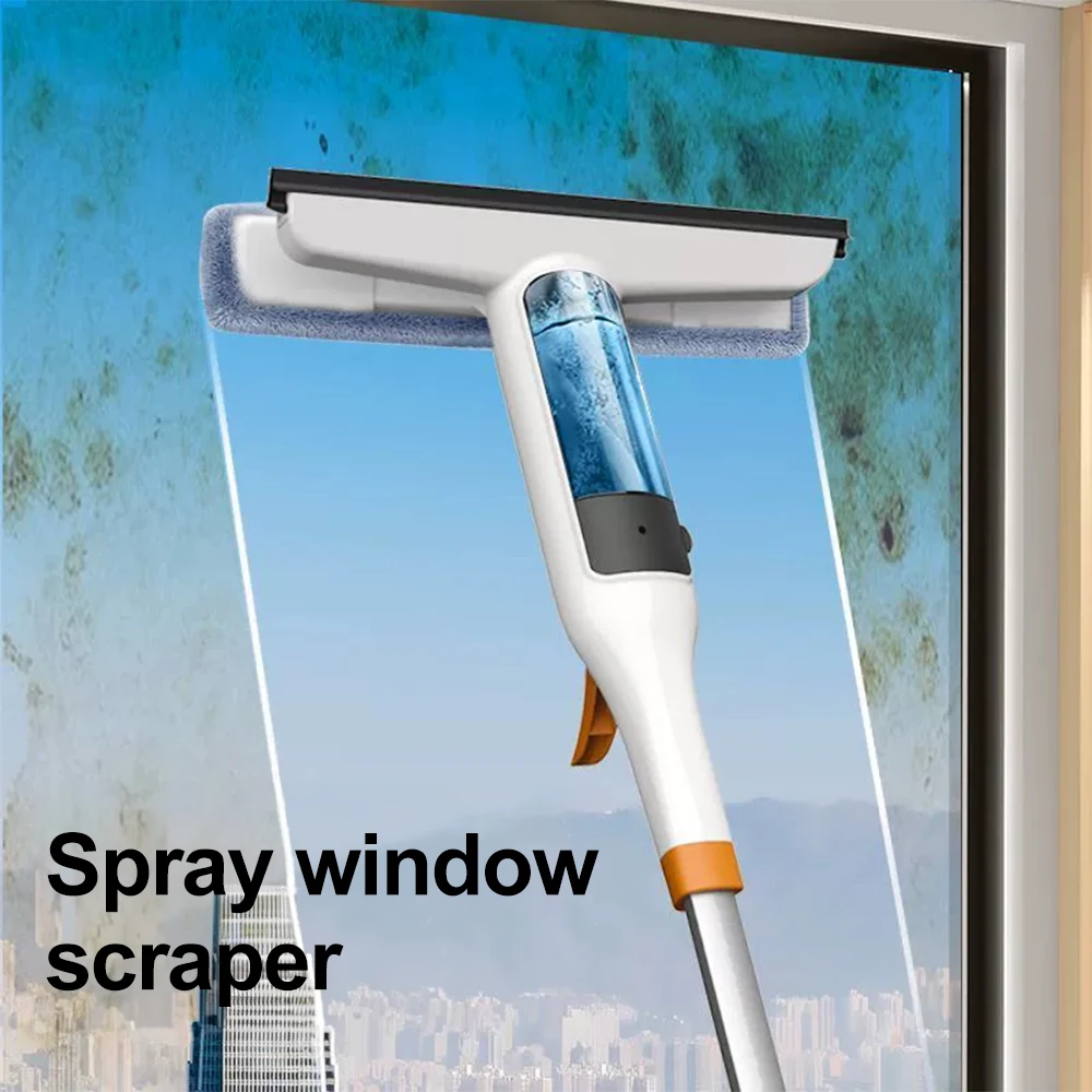 Double-Sided Squeegee Wiper Cleaner Mop Silicone Shower Glass Wiper ...
