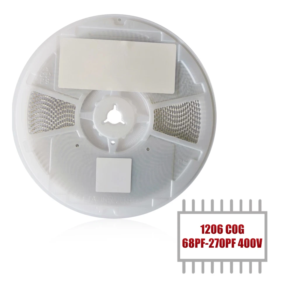 MY-GROUP-100PCS-1206-COG-SMD-400V-82pF-220pF-MLCC-Ceramic-Capacitor-in ...