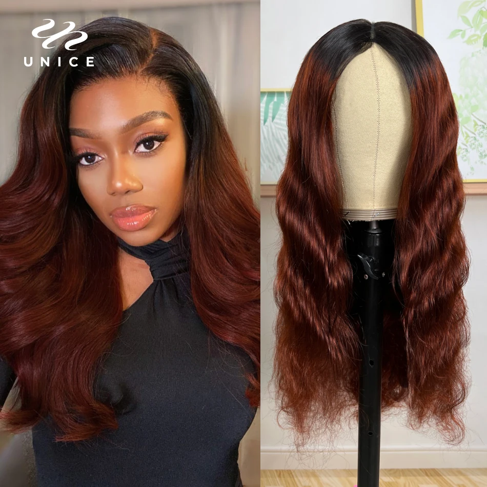 Unice Wigs Human Hair Wig | Unice Hair U Part Wig | Unice Body Hair ...