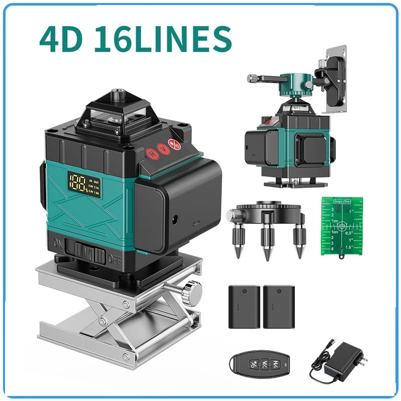 16-Line-Green-Light-High-precision-Automatic-Line-laying-360-Stick-To ...