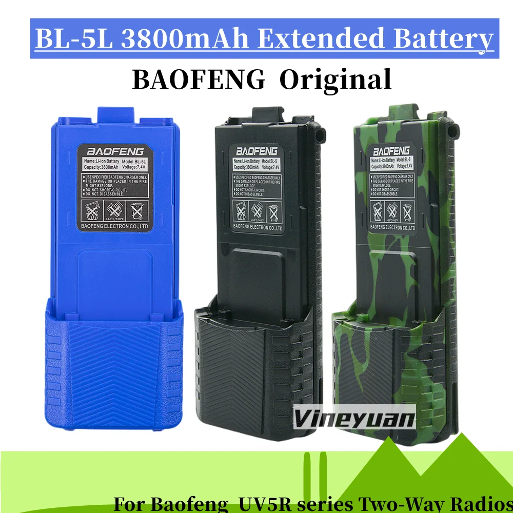 Rechargeable-Battery-BL-5L-3800mAh-Extended-Battery-for-BaoFeng-UV-5R ...